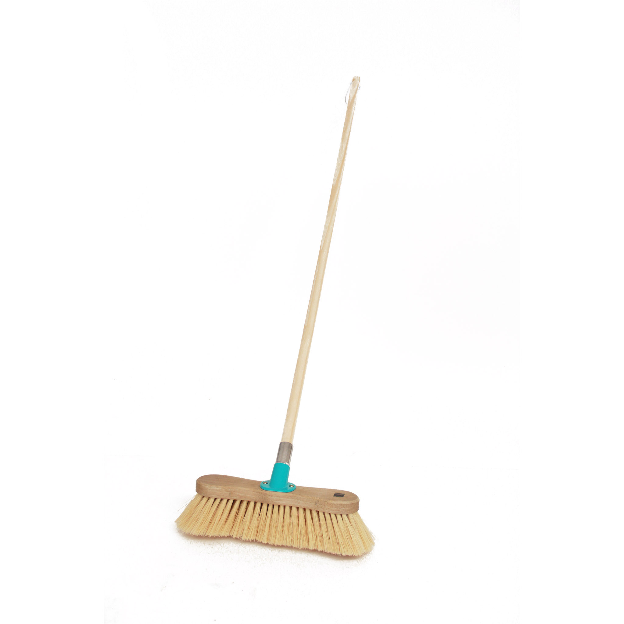 Superior Iron Wood House Broom Complete - Blue - NA1275CB | Brownbrush
